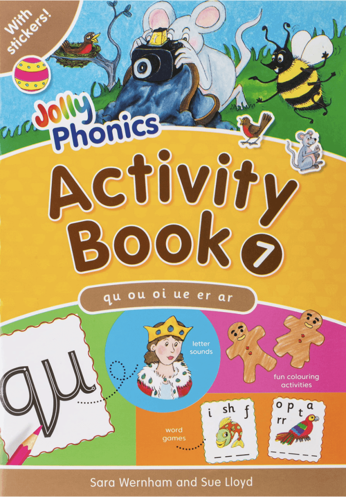 Jolly Phonics Activity Book 7 qu, ou, oi, ue, er, ar ⋆ OLIVES, Inc ...