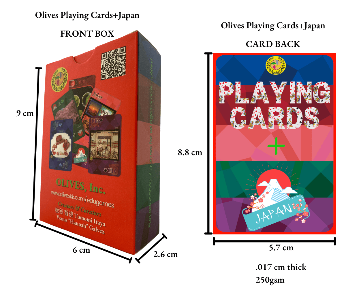 Olives Playing Cards+Japan & Olives UNO+Japan Cards Set ⋆ OLIVES, Inc ...