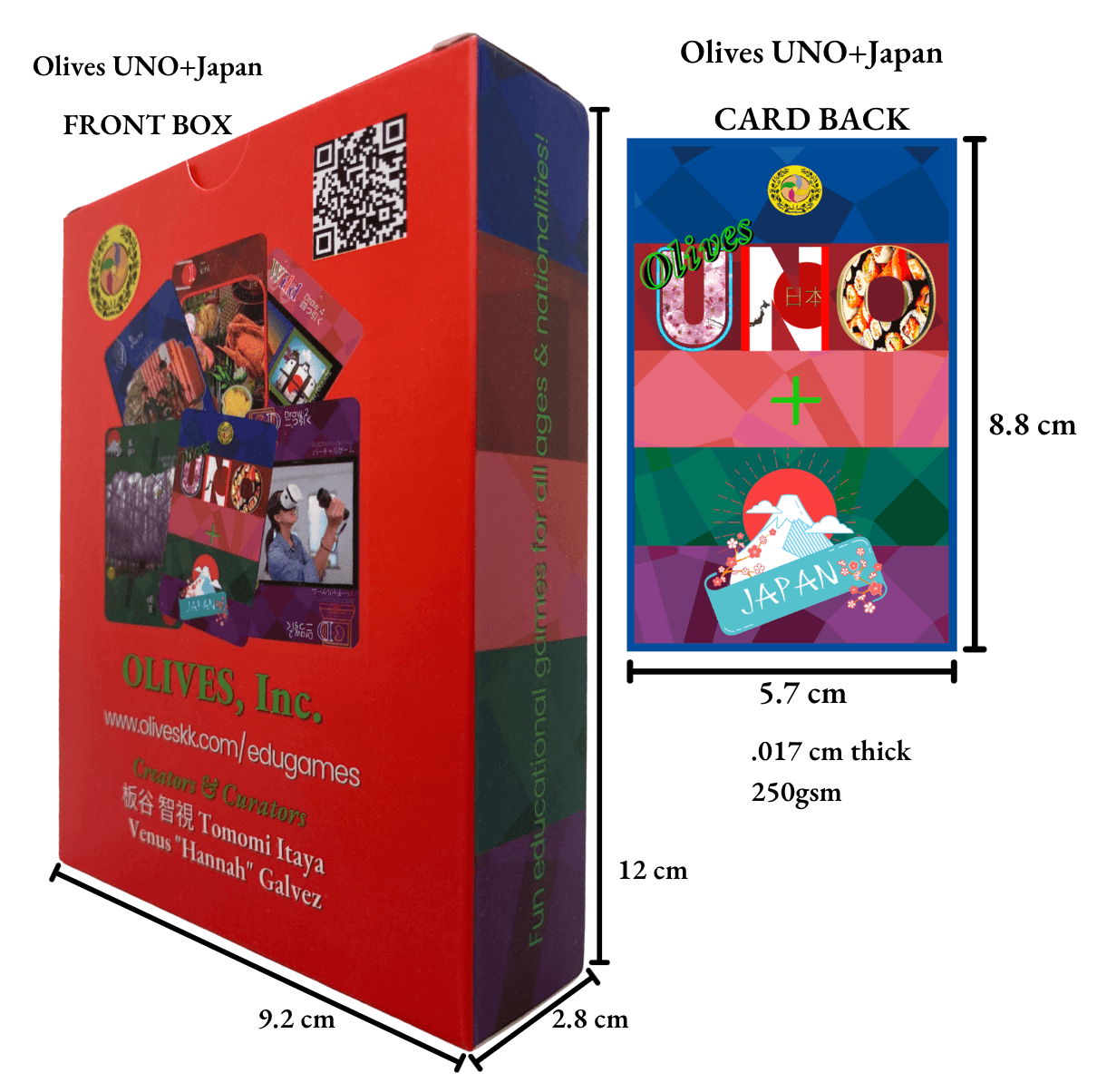 Olives Playing Cards+Japan & Olives UNO+Japan Cards Set ⋆ OLIVES, Inc ...